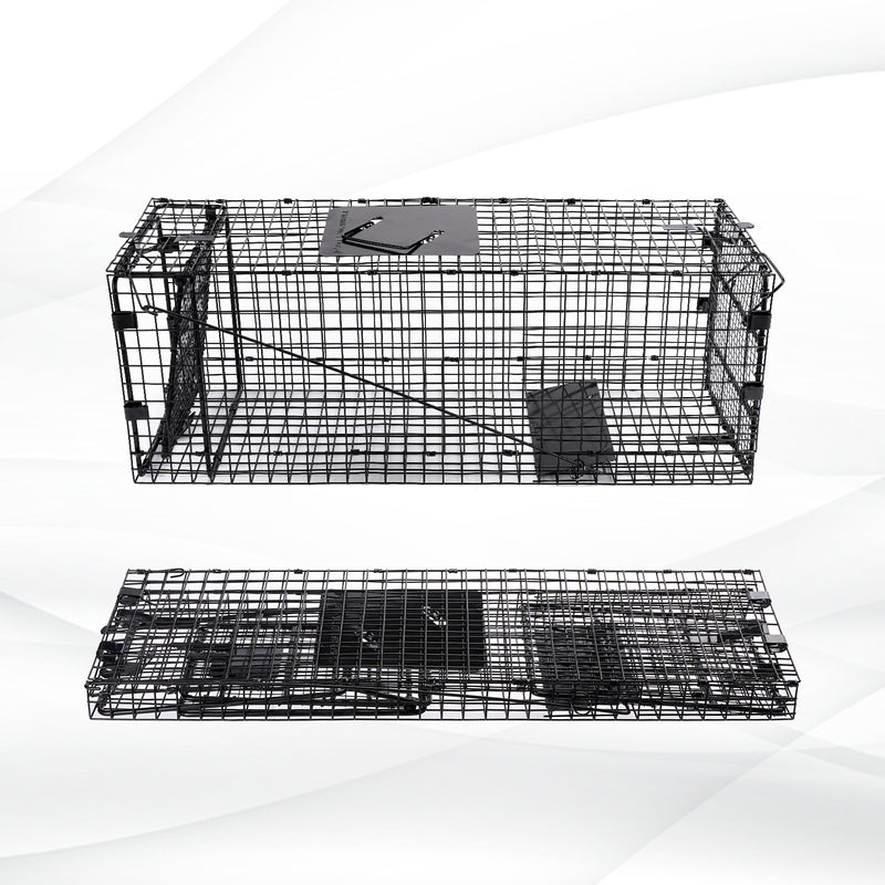 Humane Way Foldable Metal Animal Trap SM– 32” L x 12” H x 10” W ...